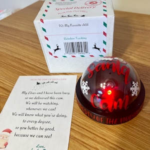 Santa Cam, Elf Cam, WITH PERSONALIZATION Surveillance Camera, Santa Spy ...