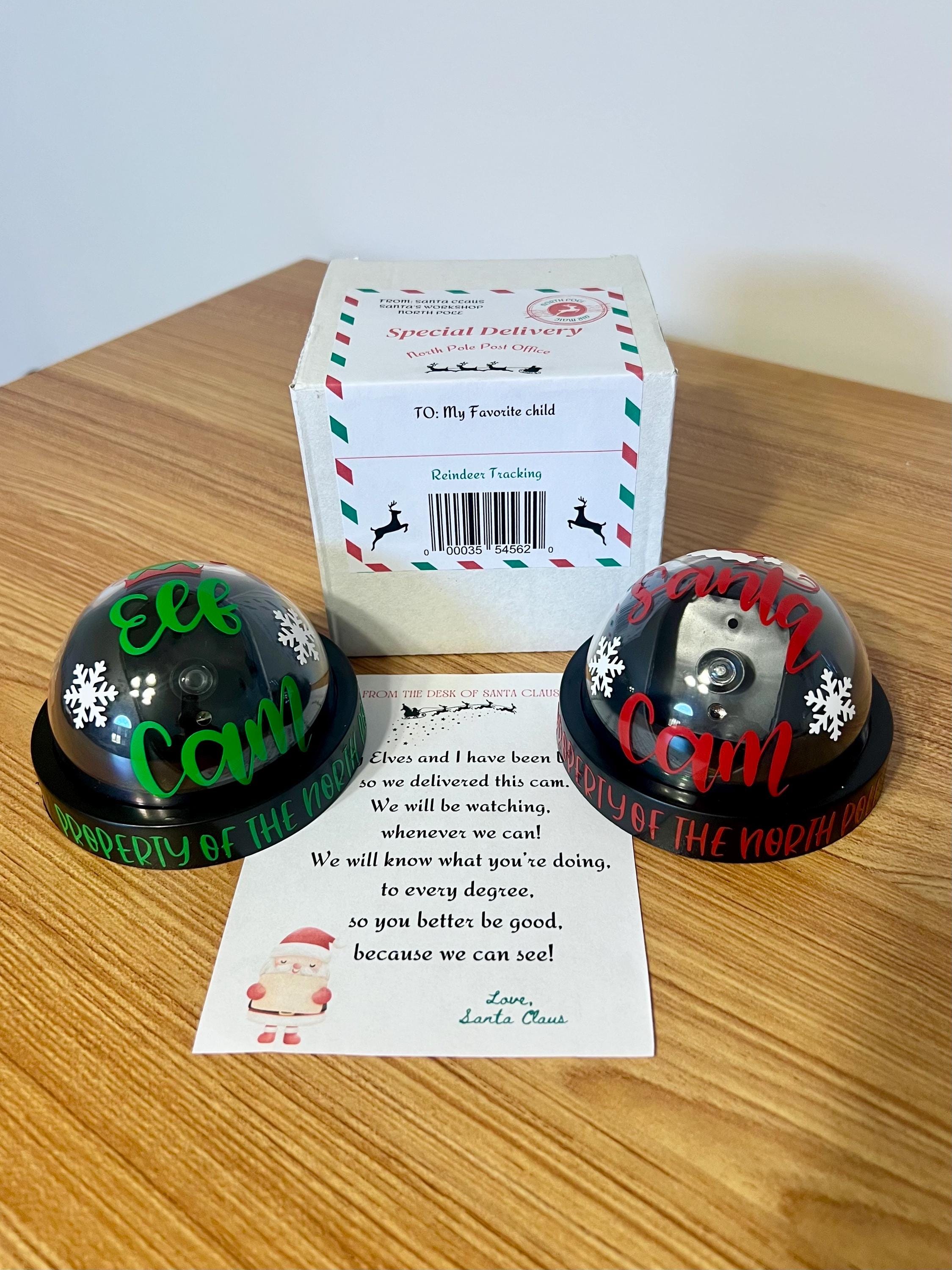 Santa Cam, Elf Cam, WITH PERSONALIZATION Surveillance Camera, Santa Spy ...