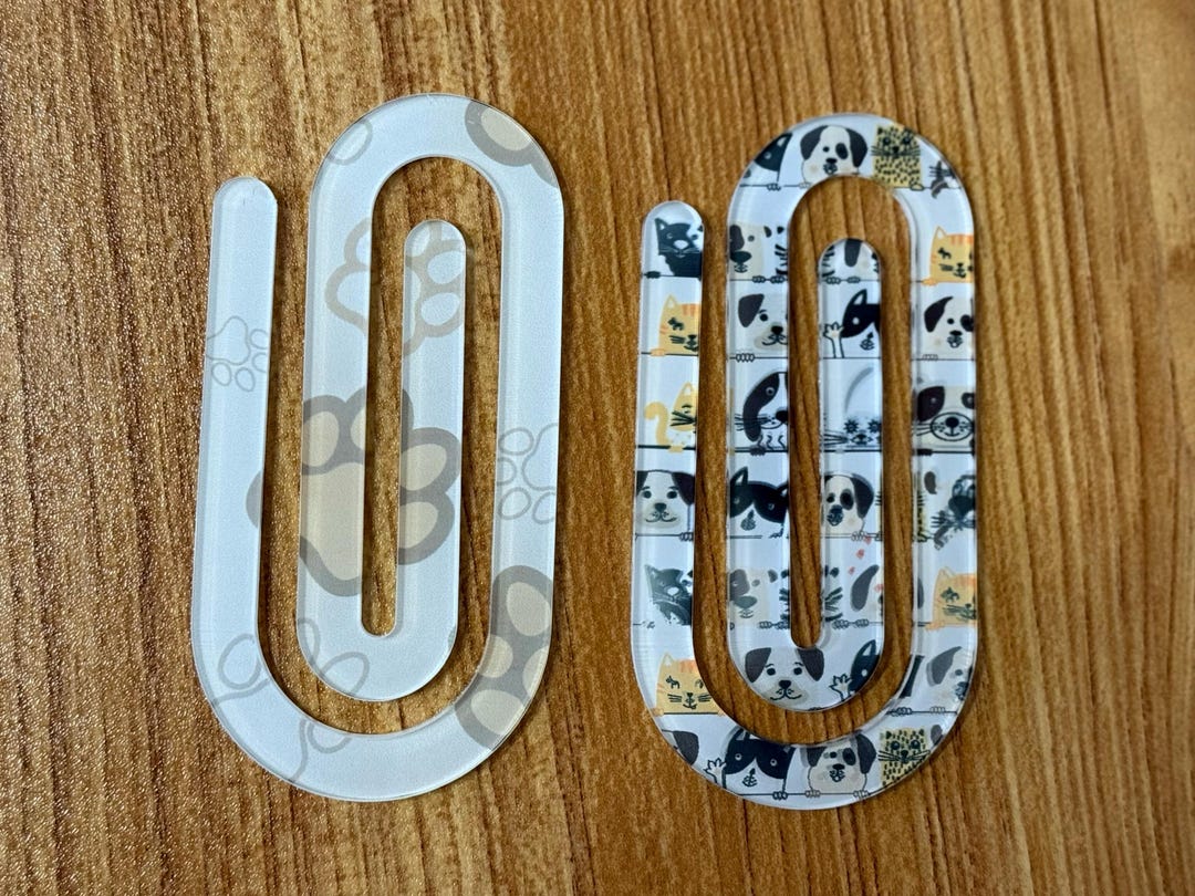 Jumbo Paperclip, Puppy Paperclip, Kitty Paperclip, Sublimation ...