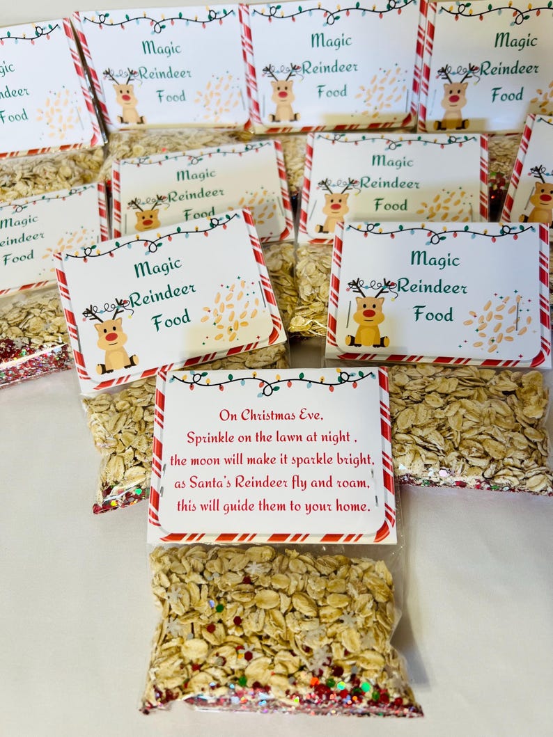 Magic Reindeer Food, Santa’s Reindeer, Santa, Christmas Eve - Etsy