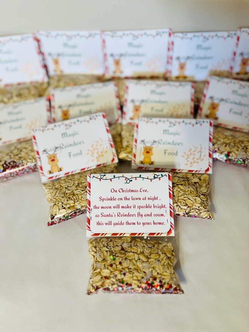 Magic Reindeer Food, Santa’s Reindeer, Santa, Christmas Eve - Etsy