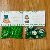 Rainbow Seeds St. Patrick's Day Treat Tag, St Patricks Day Favor, Candy ...