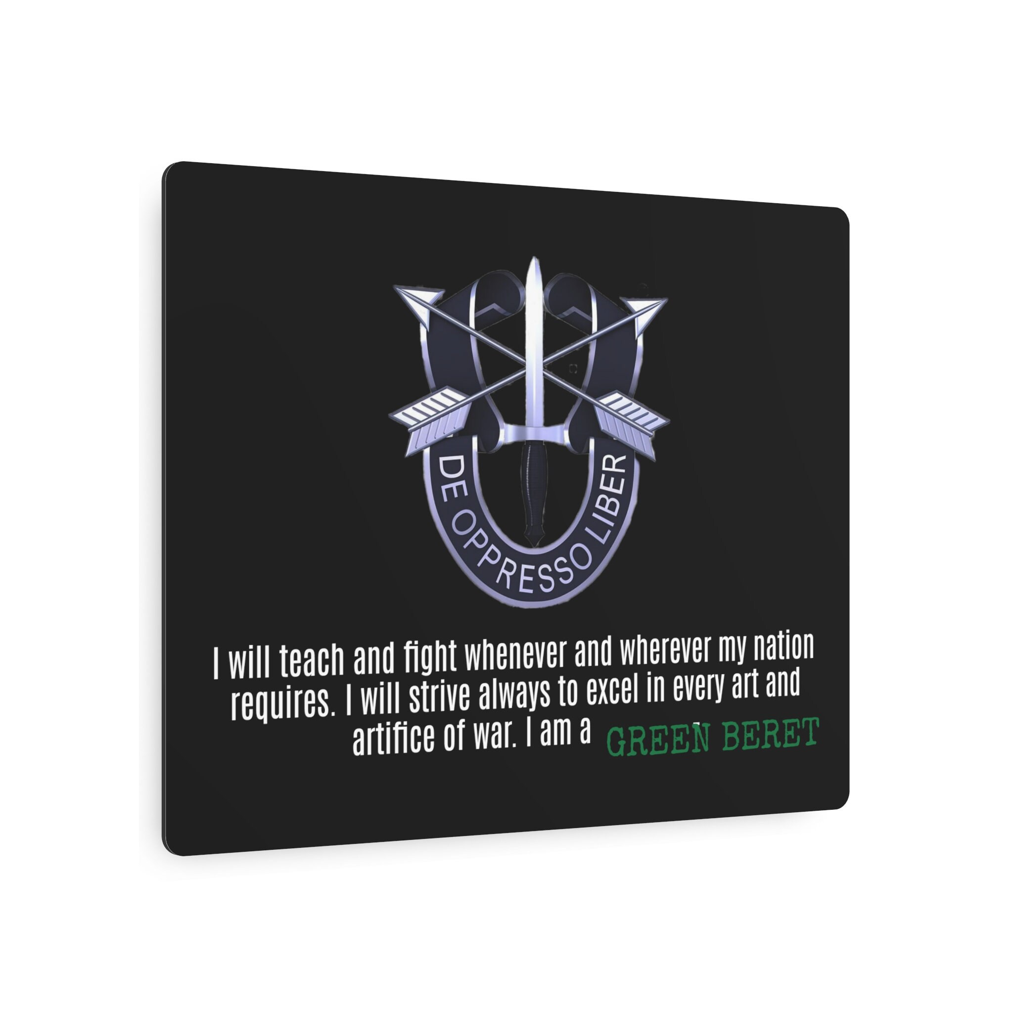 De Oppresso Liber Metal Art Sign Special Forces Crest - Etsy