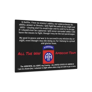 82nd Airborne Metal Art Sign Motivational Aluminum Sign - Etsy