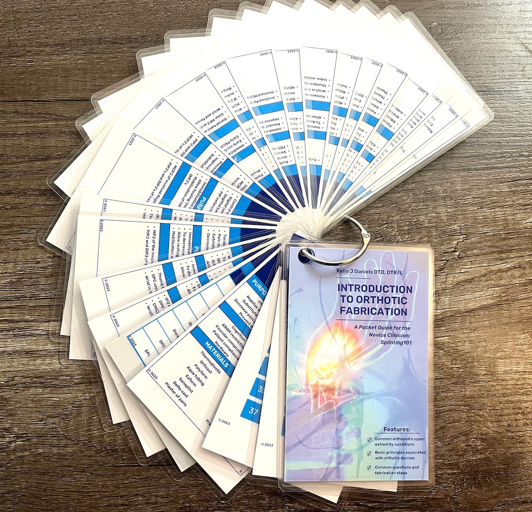 Orthotic Fabrication Pocket Guide: Splinting for Occupational Therapy ...