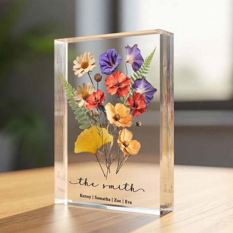 Pressed Flower Wall Plaque - Etsy