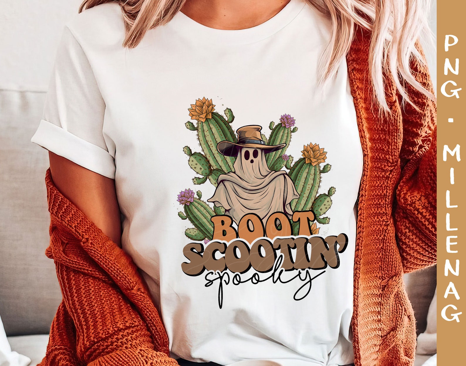 Boot Scootin, Halloween PNG, Spooky PNG, Western Halloween Png, Western ...