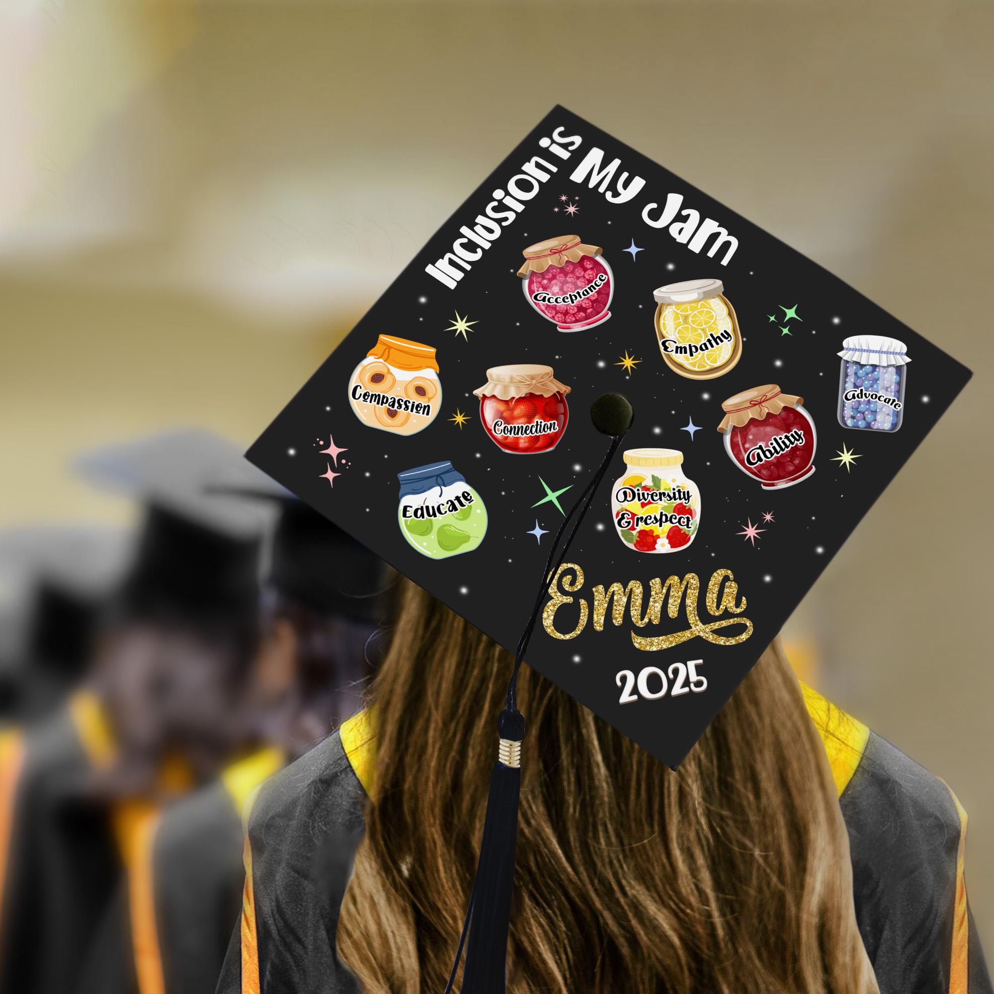 Customized Teacher Graduation Cap Topper, Teacher Grad Cap Topper ...