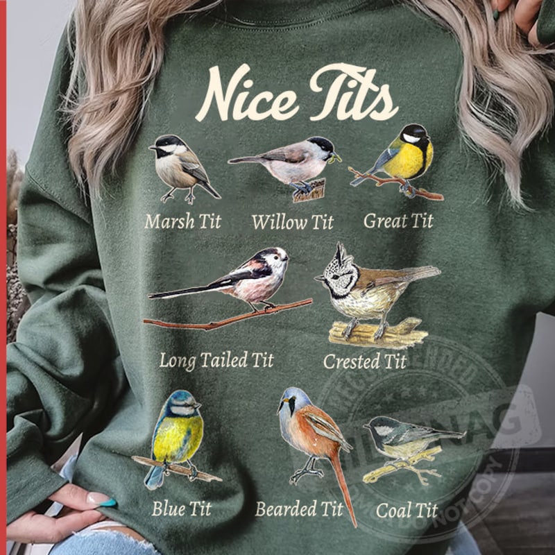 Nice Tits Bird Shirt - Etsy UK