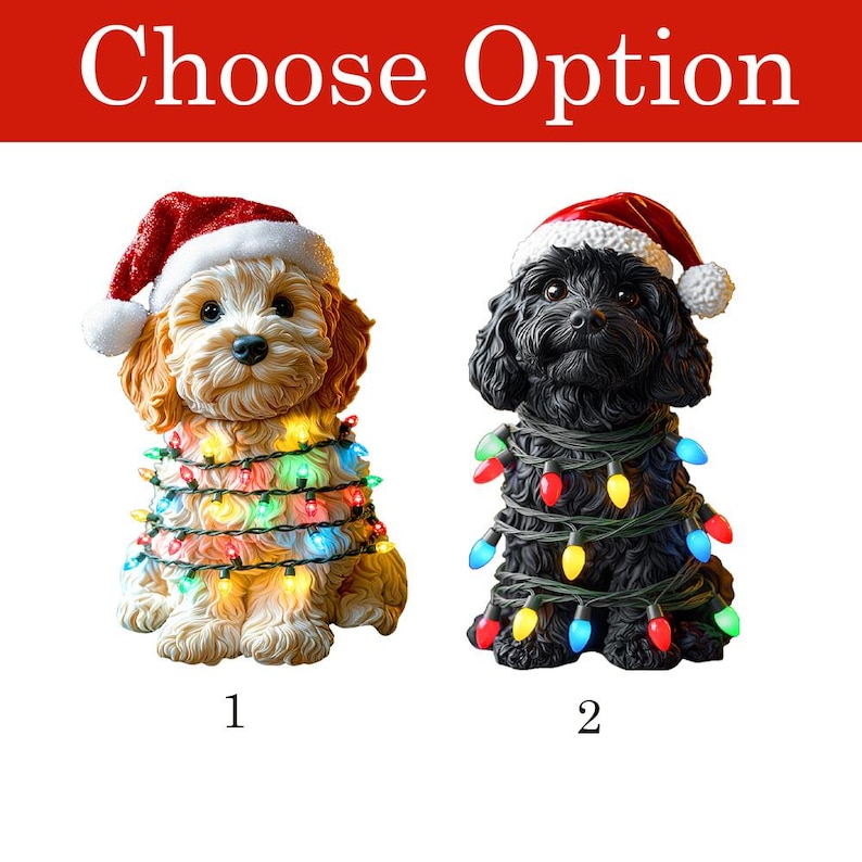 Personalized Cockapoo Christmas Ornament, Dog First Christmas Ornament ...
