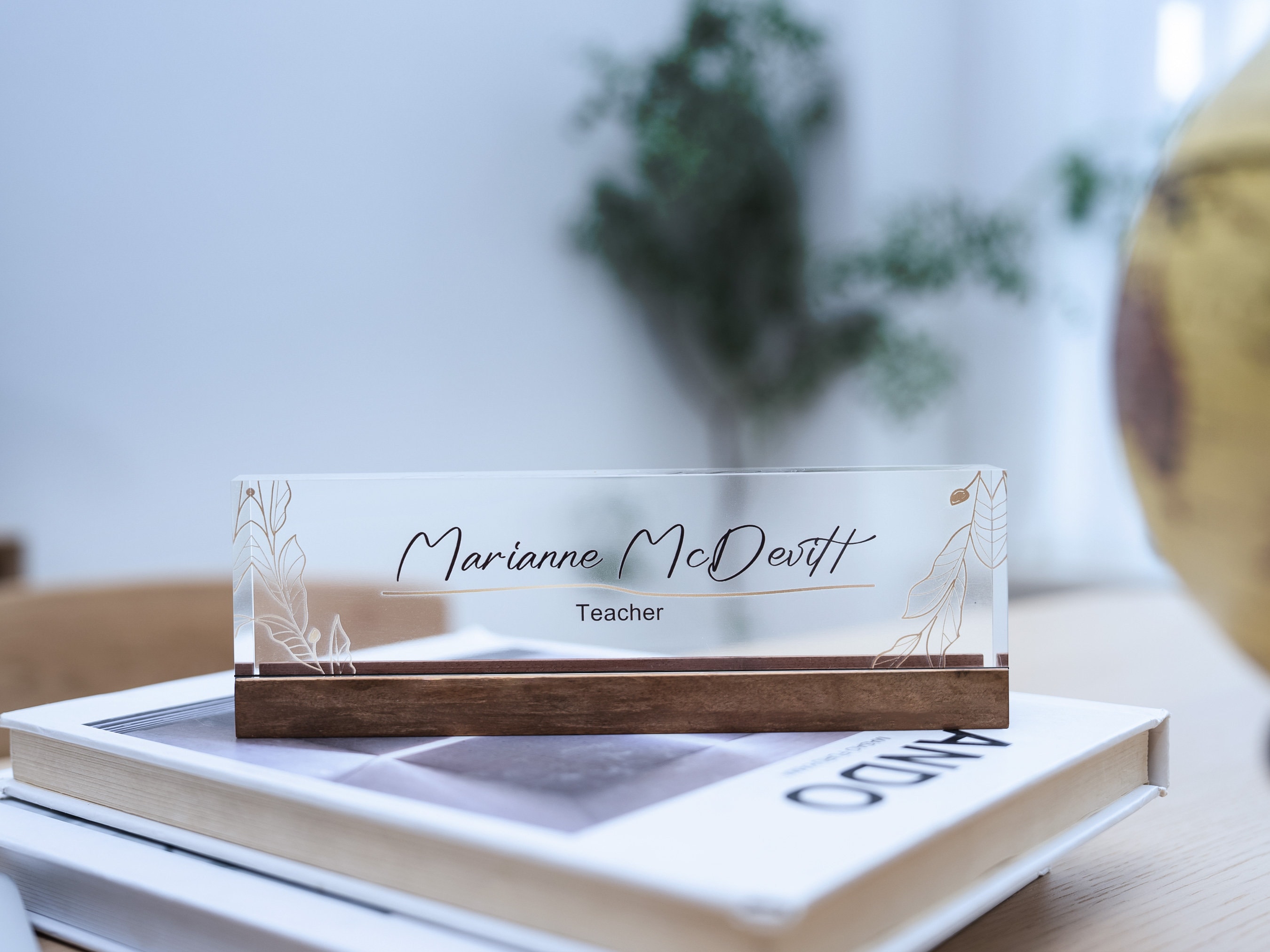 Acrylic Desk Name Plates