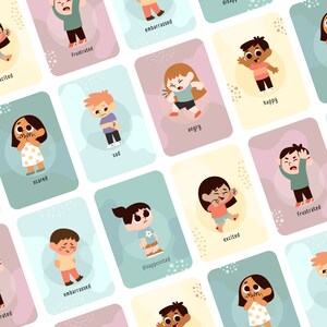 Printable Feelings Cards for Kids - Emotion Flashcards - Feelings Cards ...