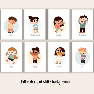 Printable Feelings Cards for Kids - Emotion Flashcards - Feelings Cards ...