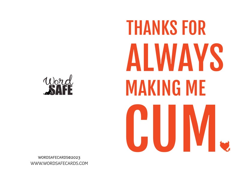 Kinky Naughty Card for Him Her, Funny Inappropriate Valentines Card ...