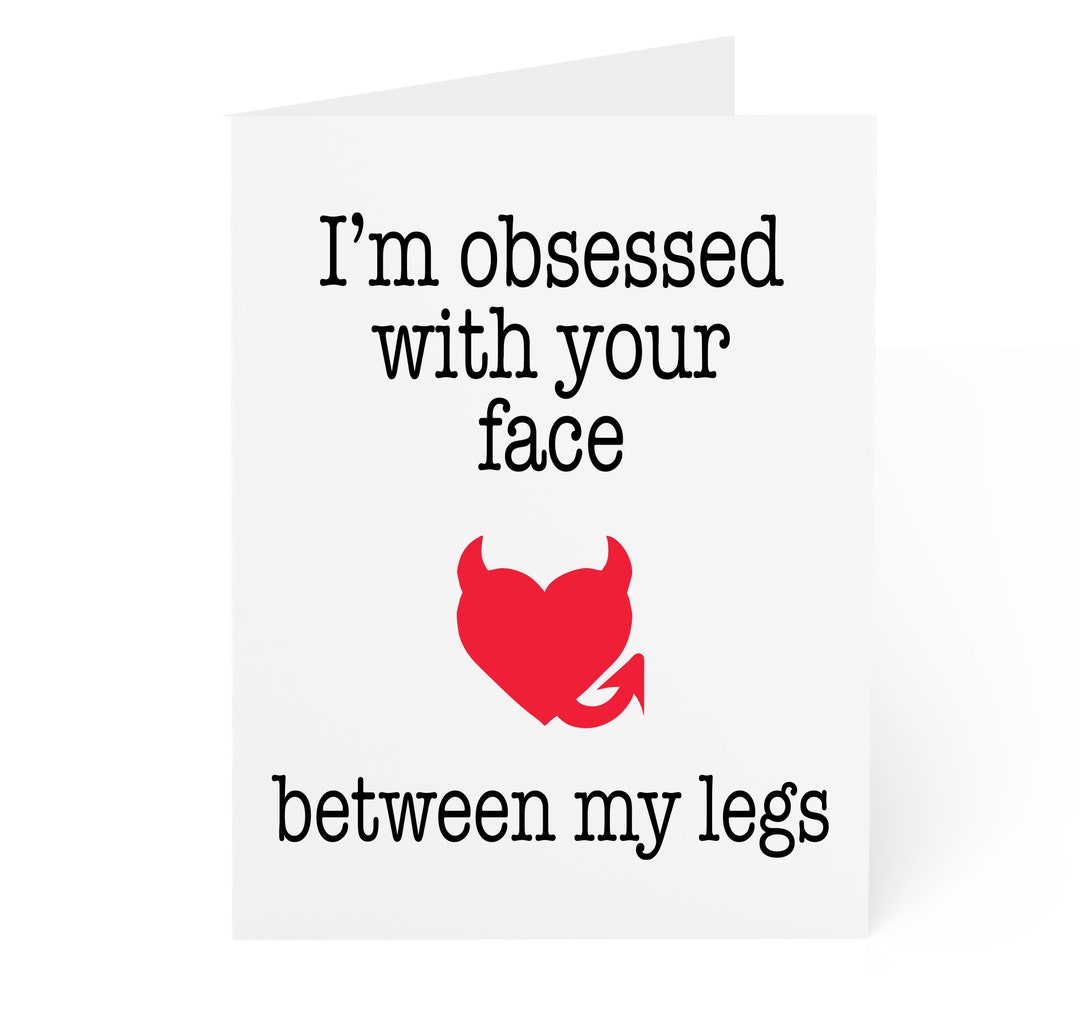 Dirty Birthday Card for Him Kinky Cards for Husband Boyfriend Card ...