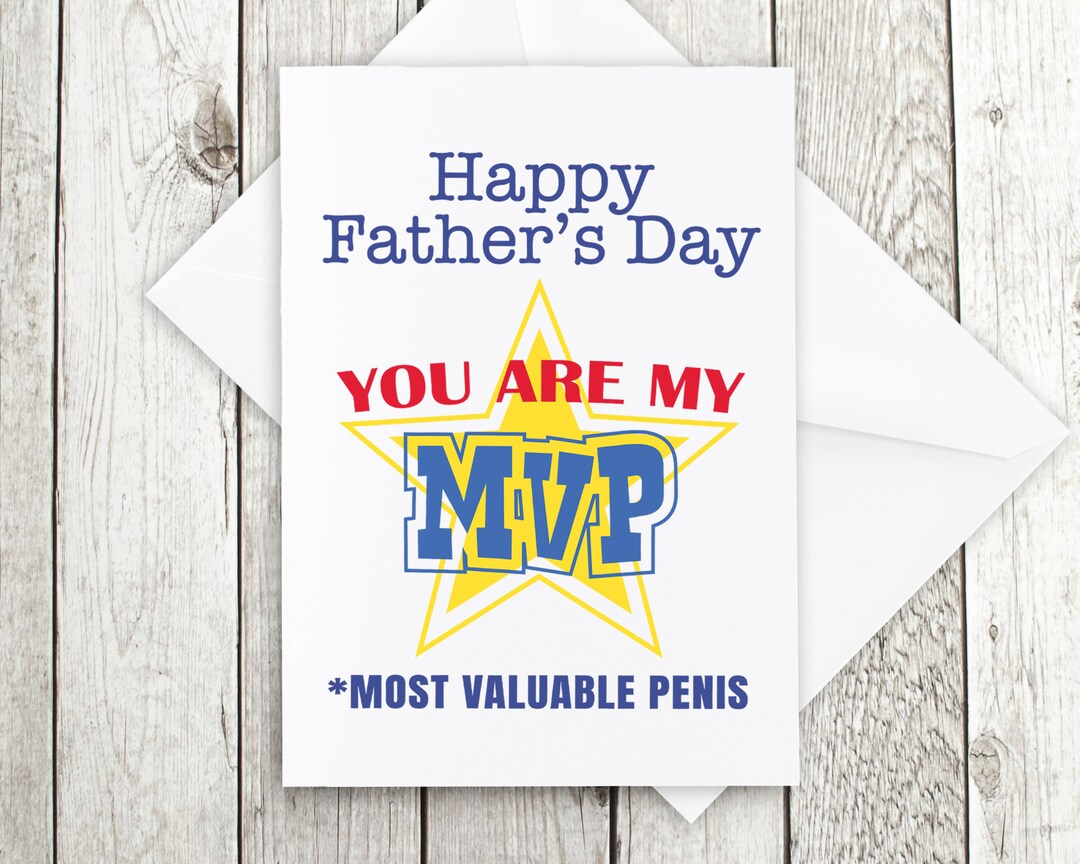 Dirty Fathers Day Card From Wife Funny Father's Day Card From Mom ...