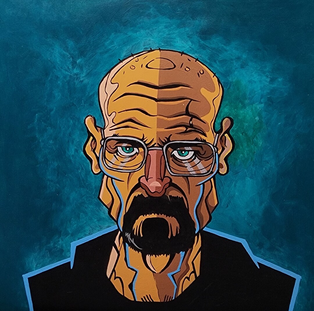 Handmade Breaking Bad Heisenberg Board Unique Artwork Inspired by the ...
