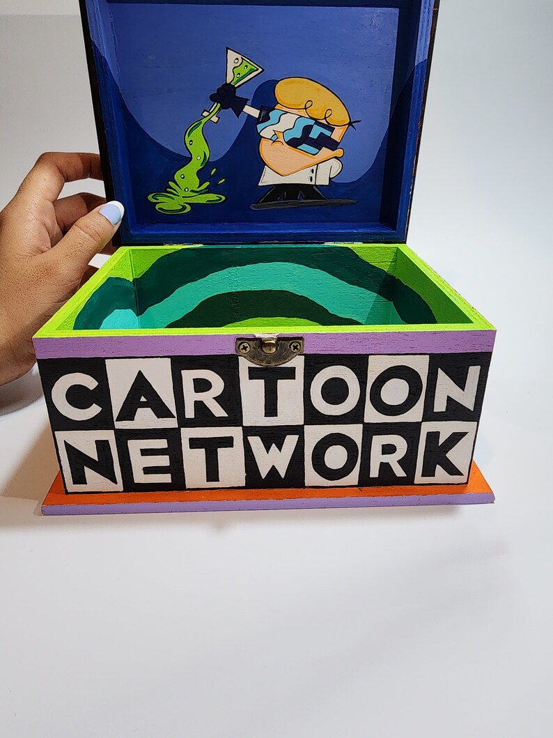 Handmade Cartoon Network Box Nostalgic Delight With Beloved - Etsy