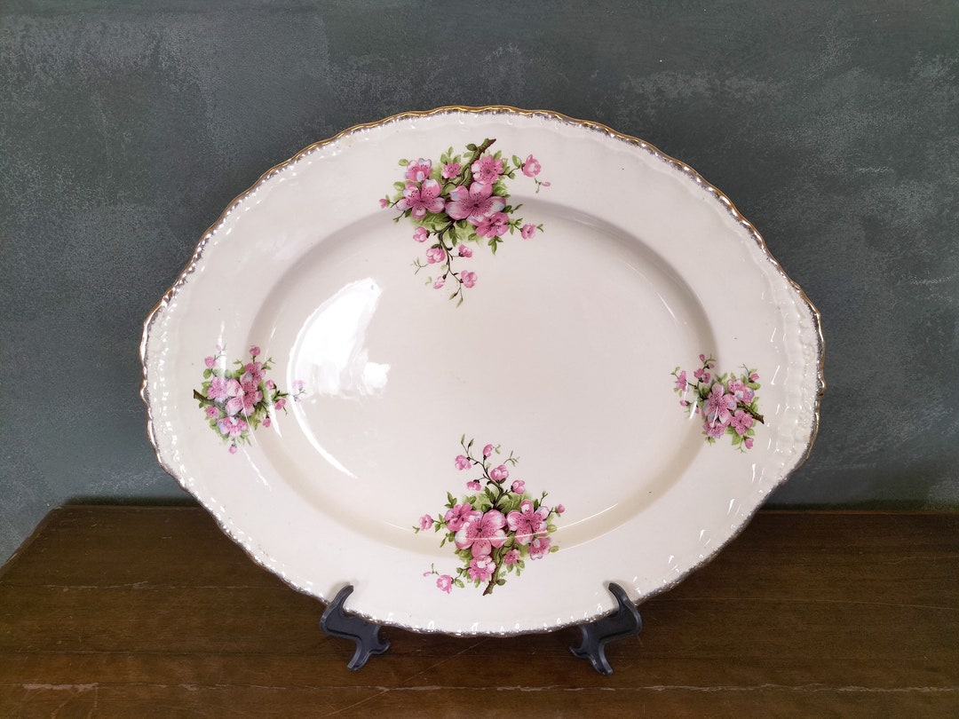 Grindley Peach Blossom Serving Platter - Etsy