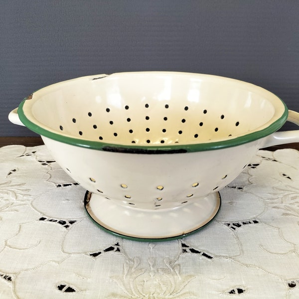 Enamel Colander - Etsy