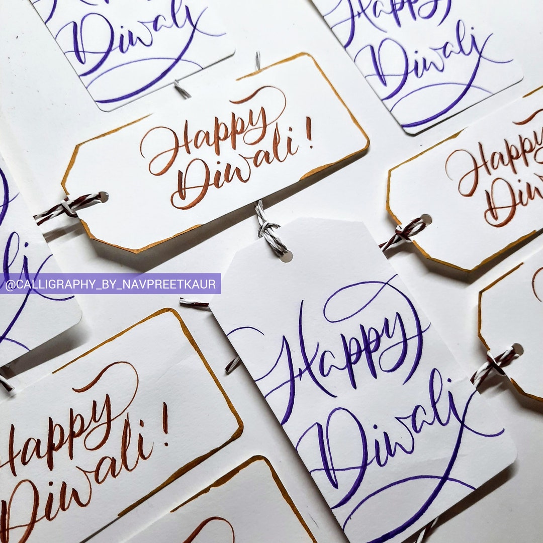 Handwritten Calligraphy Gift Tags, Gift Tags, Personalised Gift ...