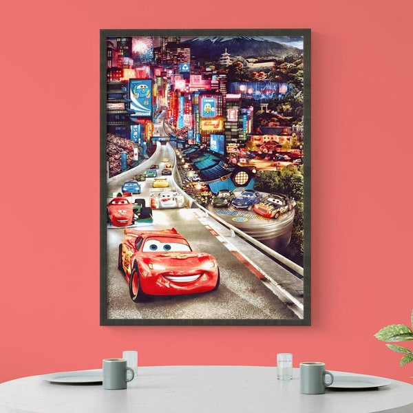 Cars Pixar Watercolor - Etsy
