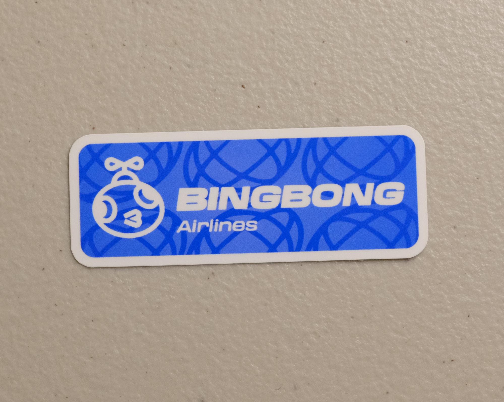 PEAK Bing Bong Airlines Vinyl Sticker - Etsy