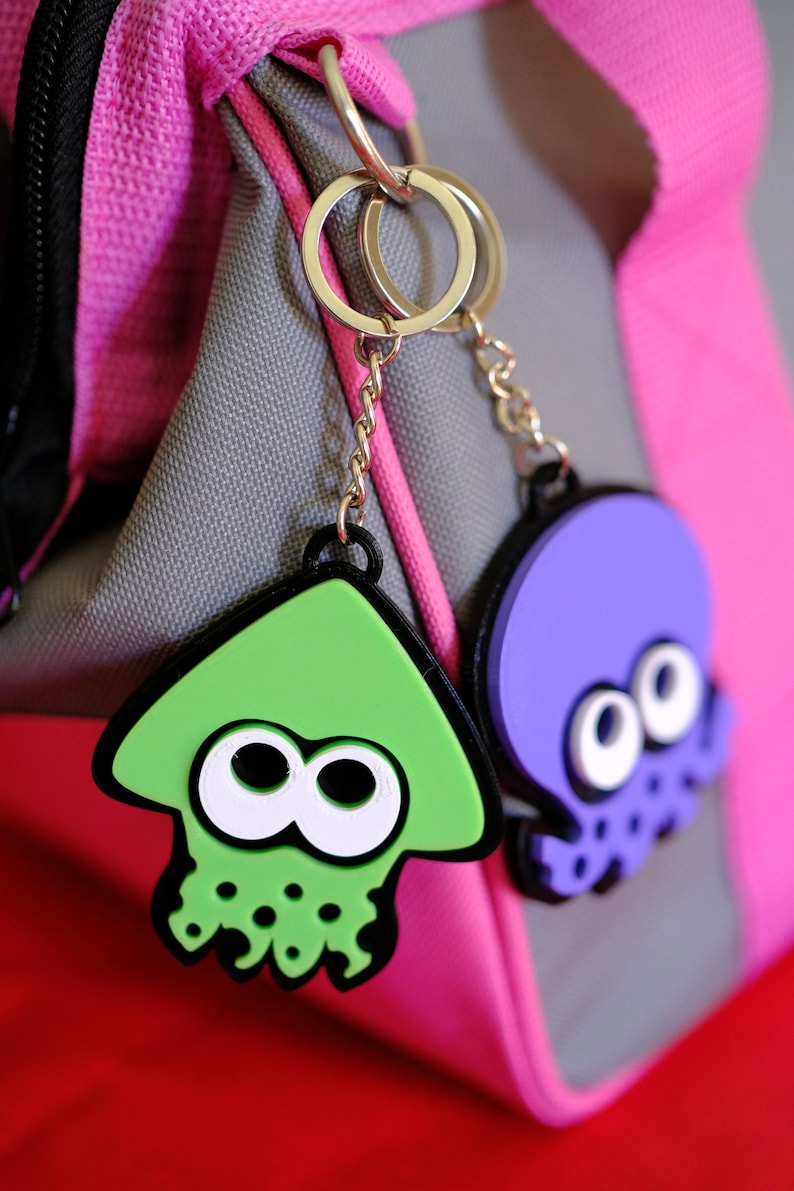 Inkling & Octoling Keychains - Etsy