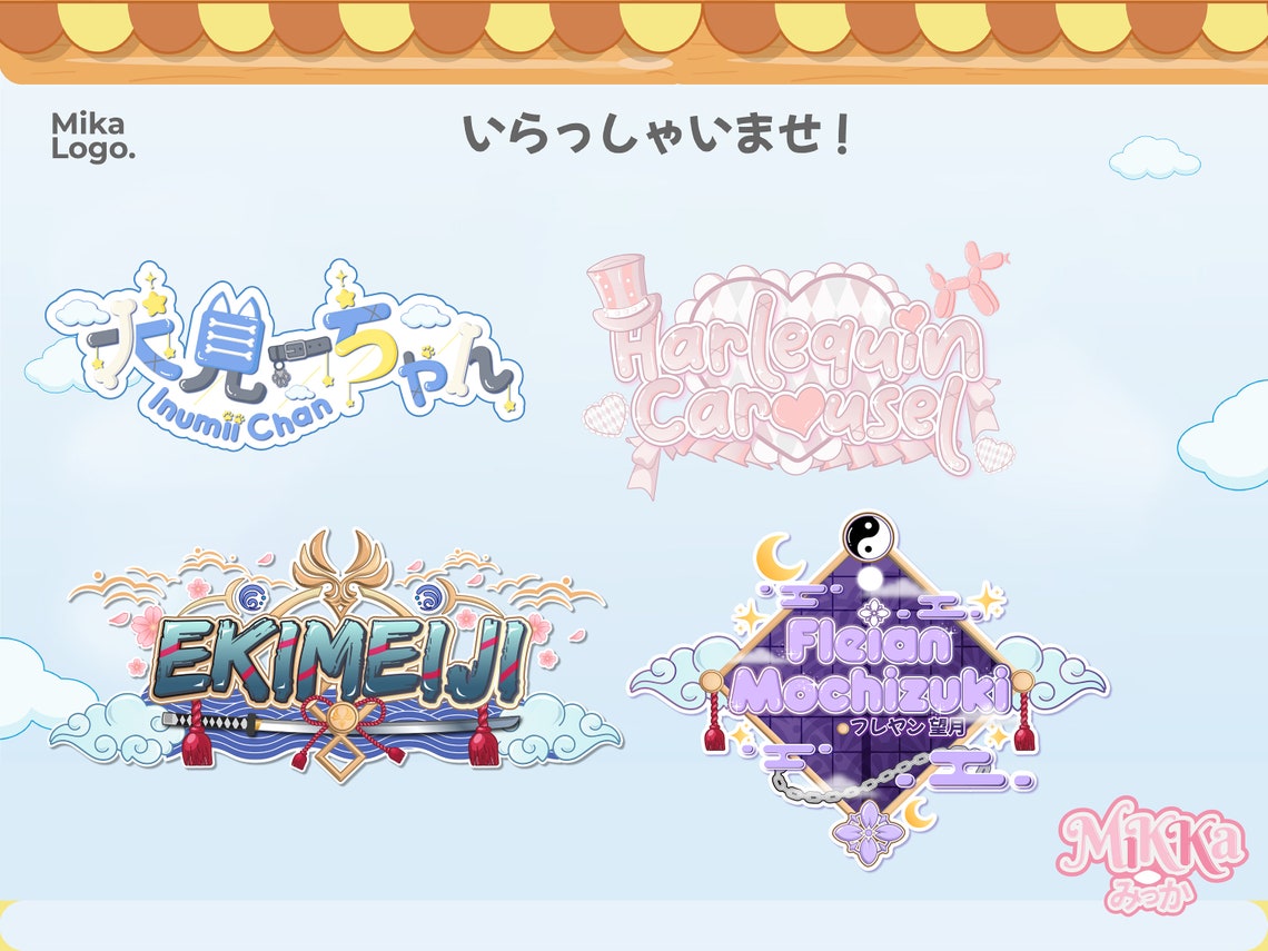 Vtuber Vtuber Logo Custom Vtuber Logo Commission Custom - Etsy Australia