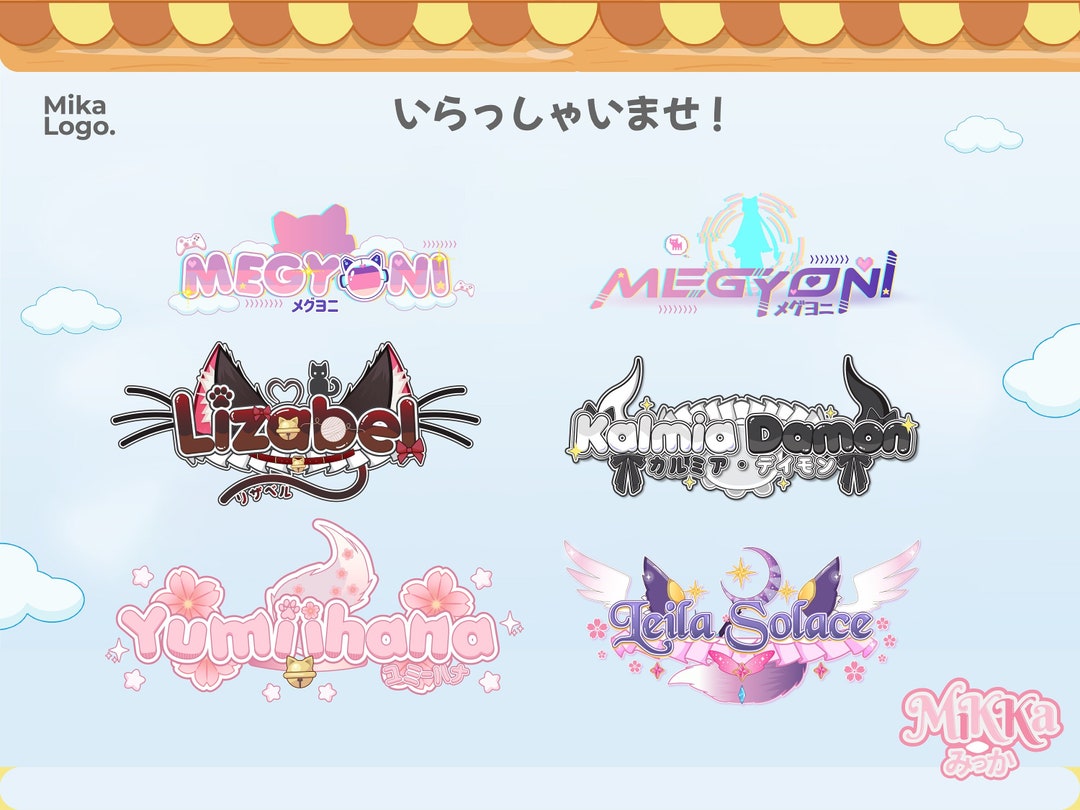 Vtuber, Vtuber Logo, Custom Vtuber Logo Commission , Custom Logo ...