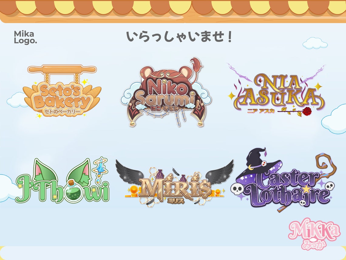 Vtuber Vtuber Logo Custom Vtuber Logo Commission Custom - Etsy Australia