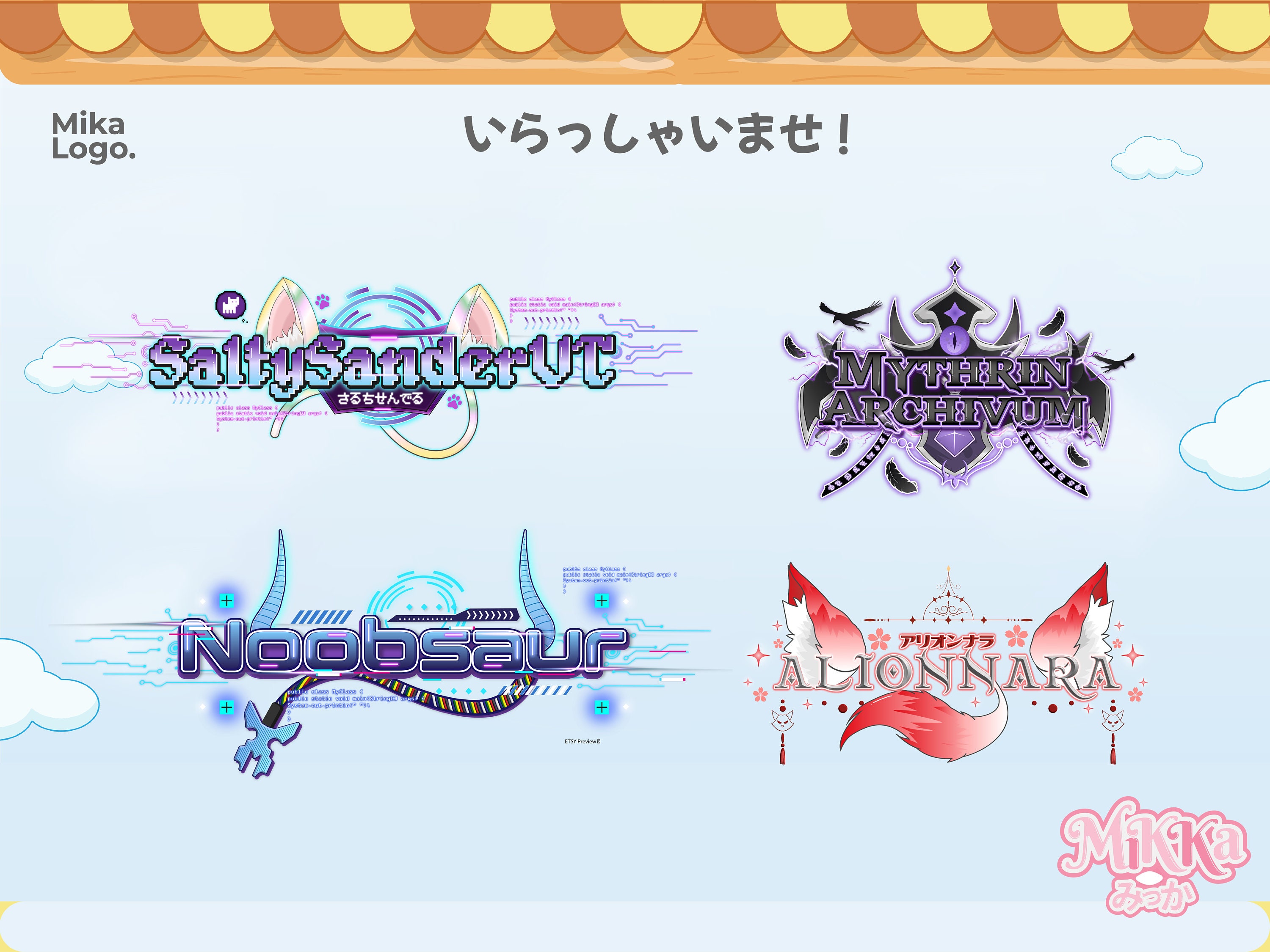 Vtuber Vtuber Logo Custom Vtuber Logo Commission Custom - Etsy Australia