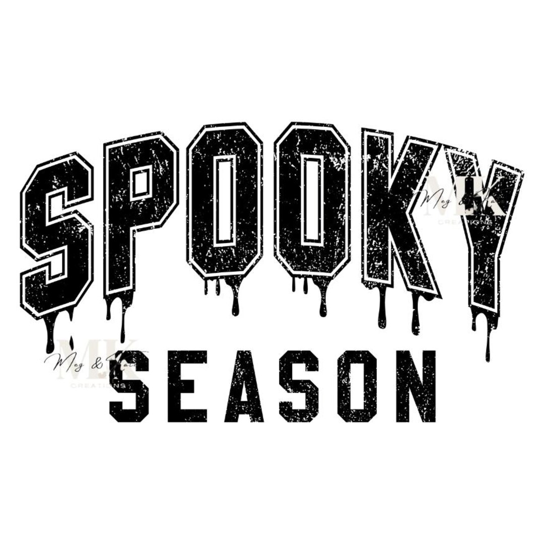 Spooky Season Drip Dtf Transfer - Etsy