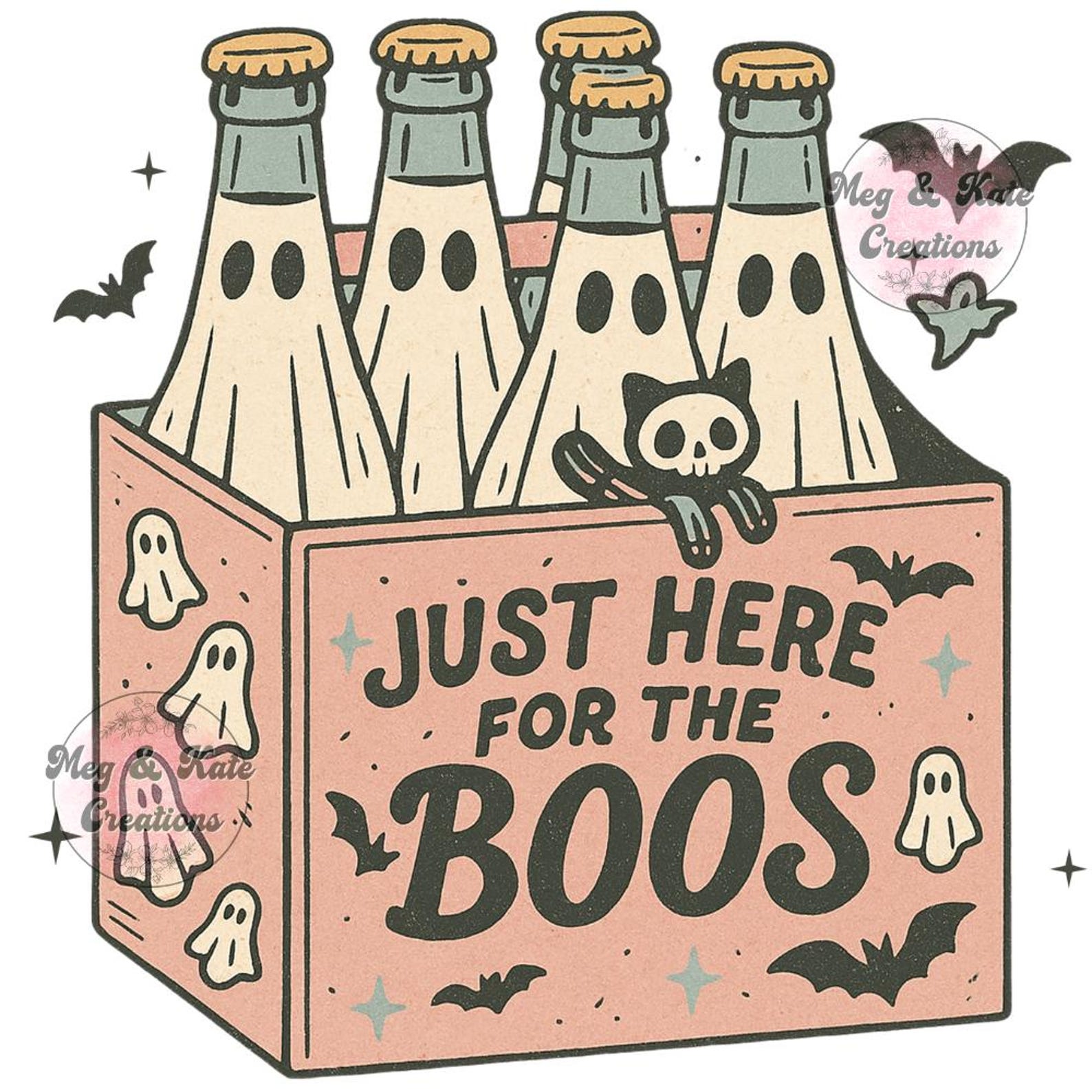 Just Here for the Boos Dtf Transfer - Etsy