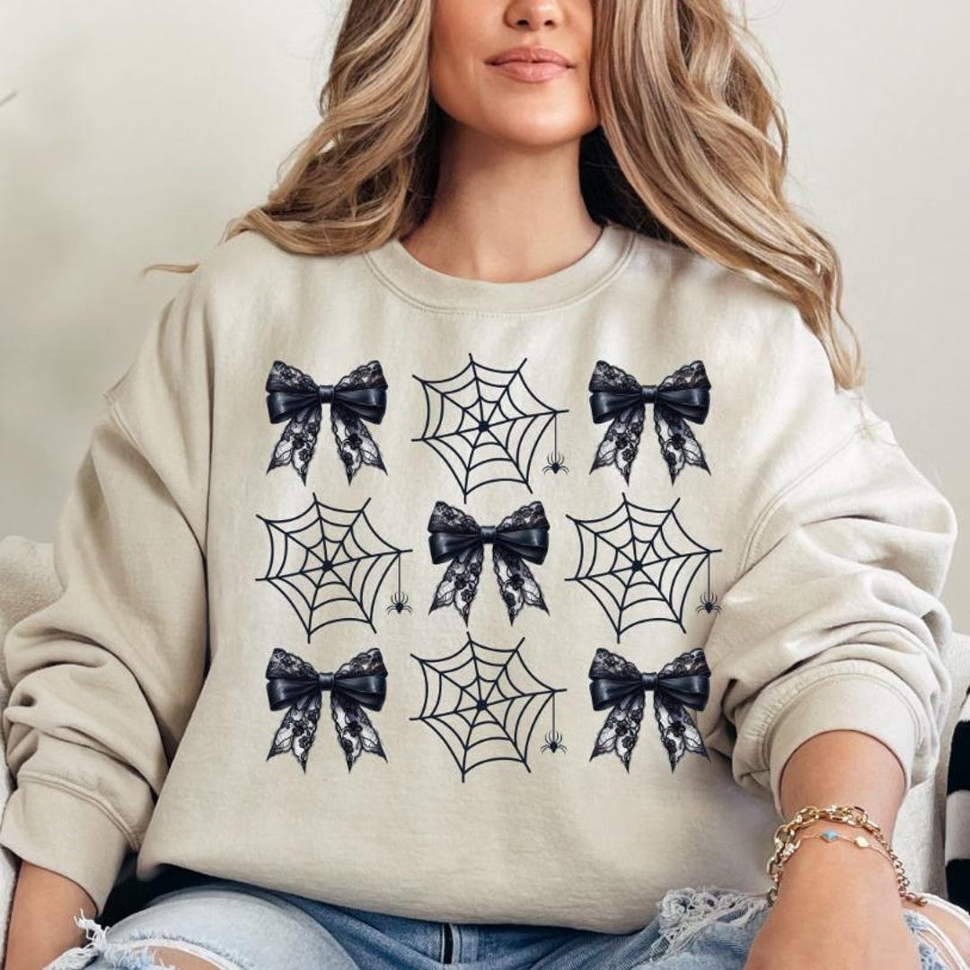 Spider Webs & Bows - Etsy
