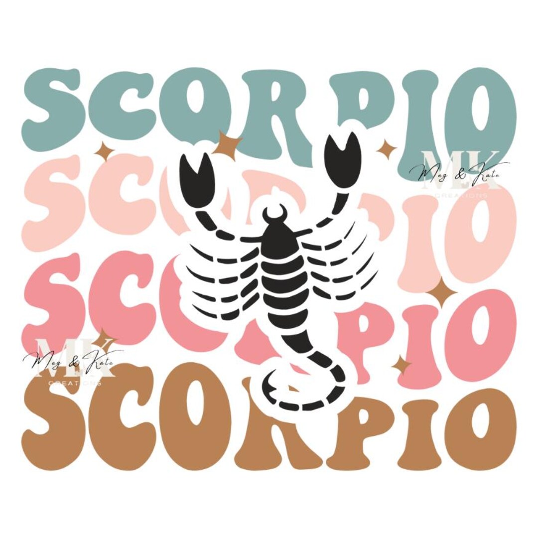 Scorpio Retro Dtf Transfer - Etsy