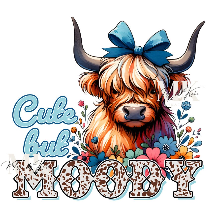 Cute but Moody Dtf Transfer - Etsy