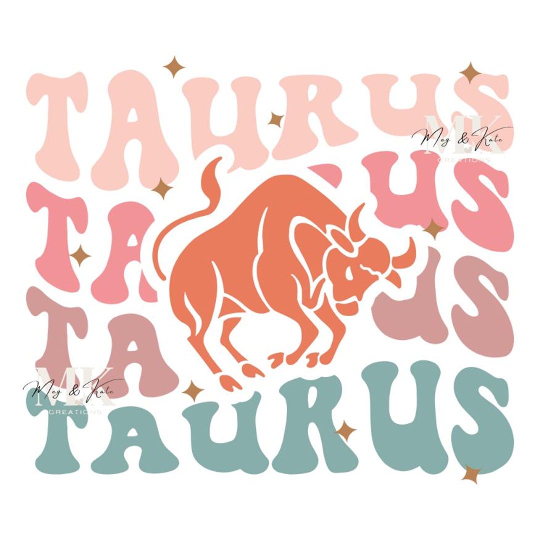 Taurus Retro Dtf Transfer - Etsy