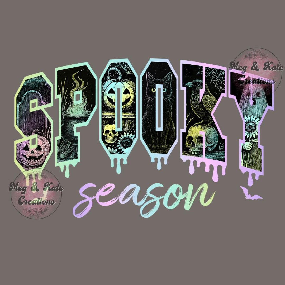 Spooky Season Dtf Transfer - Etsy