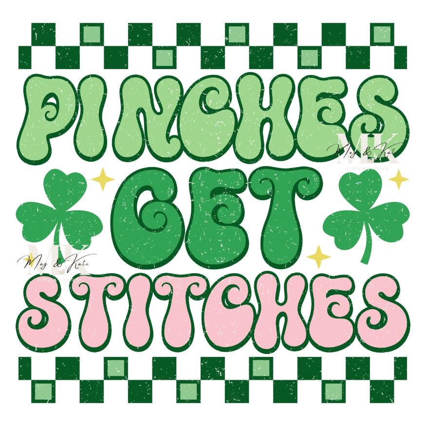 Pinches Get Stitches Dtf Transfer - Etsy