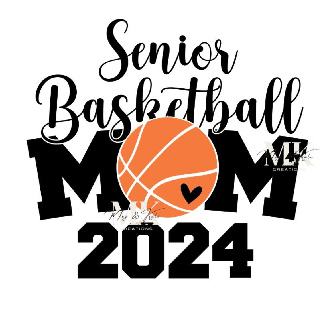 Senior Basketball Mom Dtf Transfer - Etsy