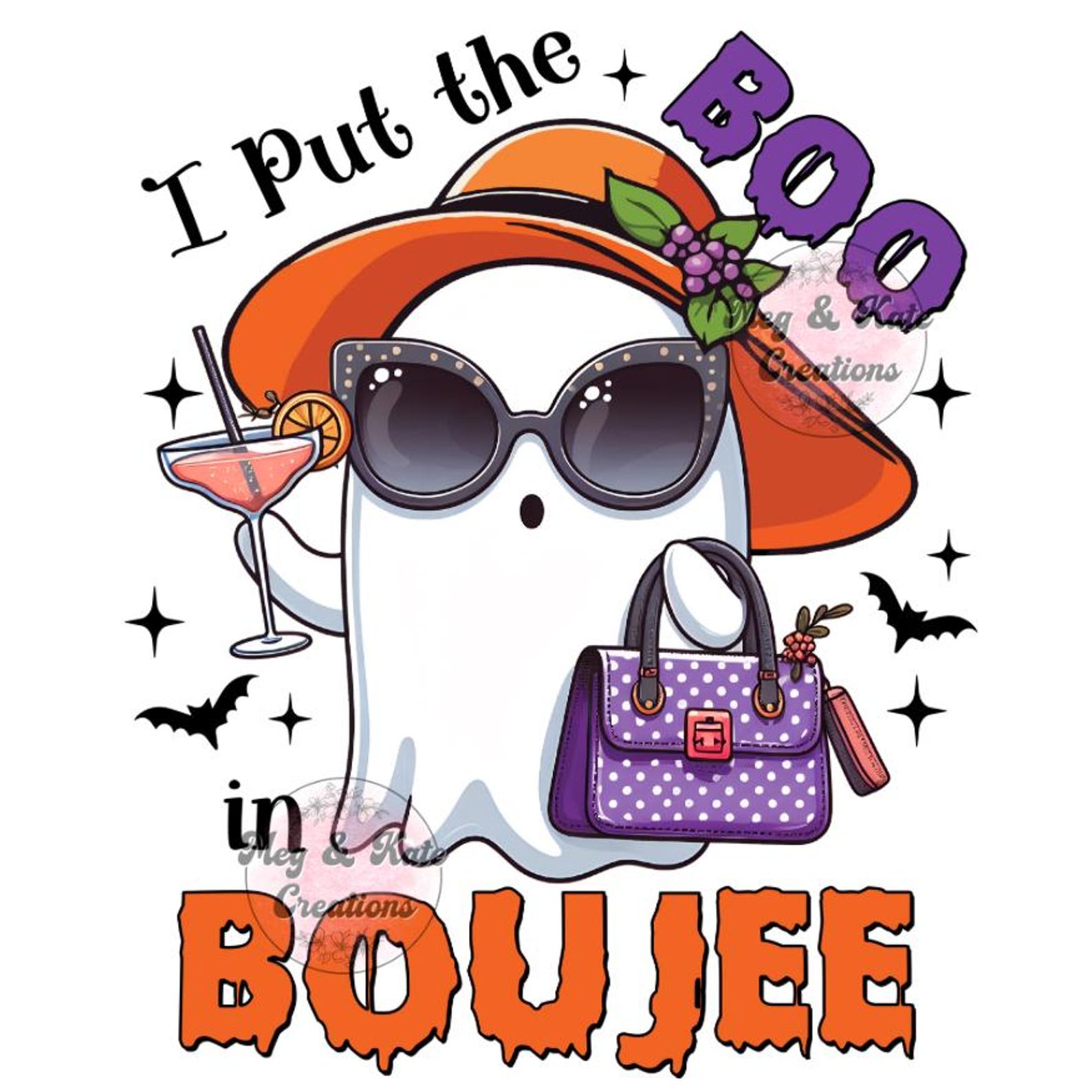 Put the Bad in Boujee Dtf Transfer - Etsy
