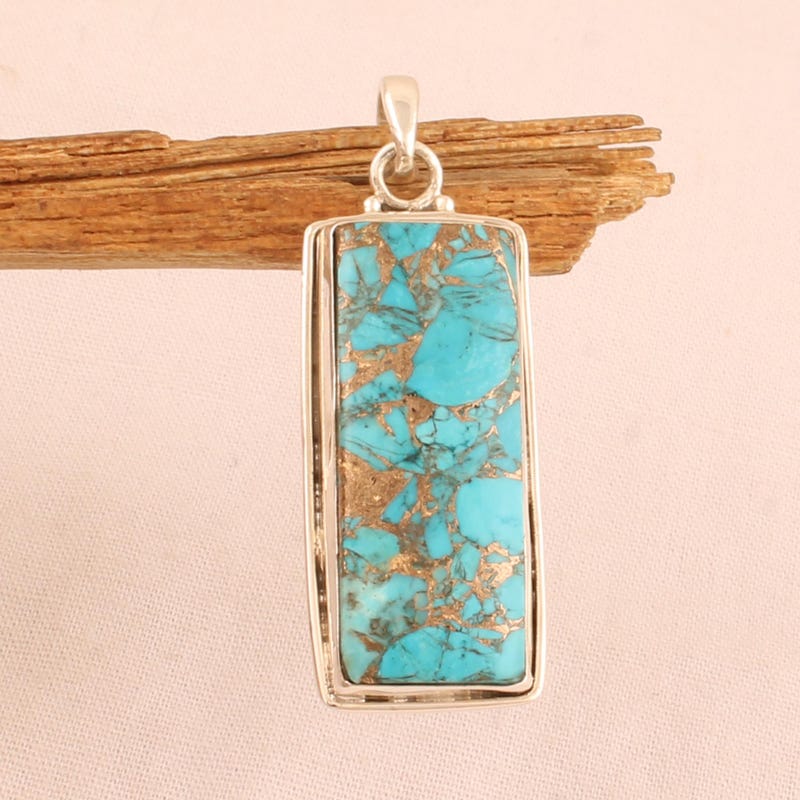 Turquoise Pendant - Etsy