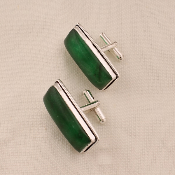 Green Cufflinks - Etsy