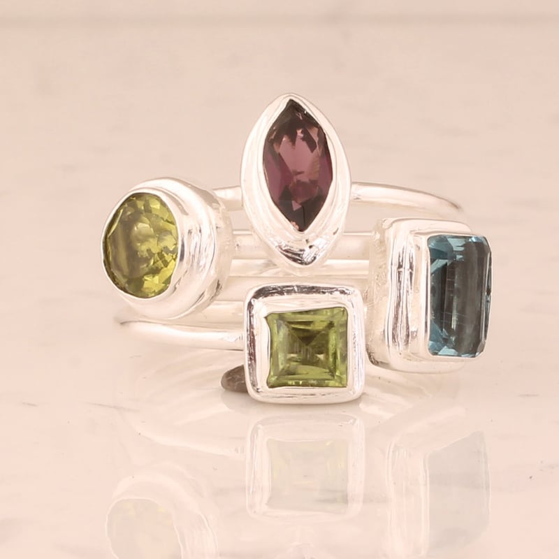 Semi Precious Ring - Etsy