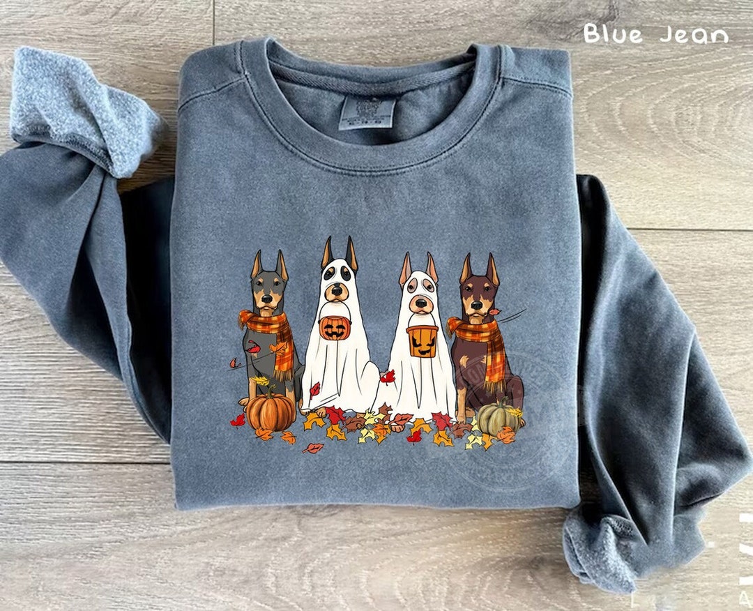 Personalized Doberman Fall Shirt, Fall Dog Sweatshirt, Doberman Mom ...