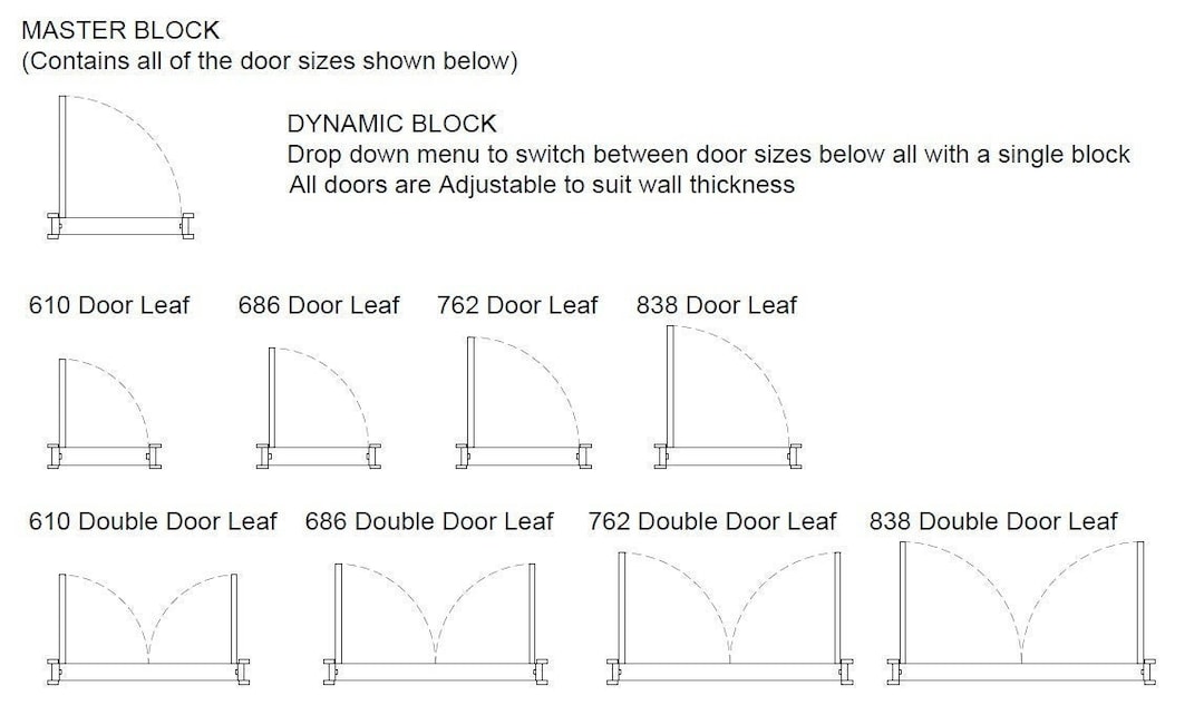 Dynamic Door Block - Etsy