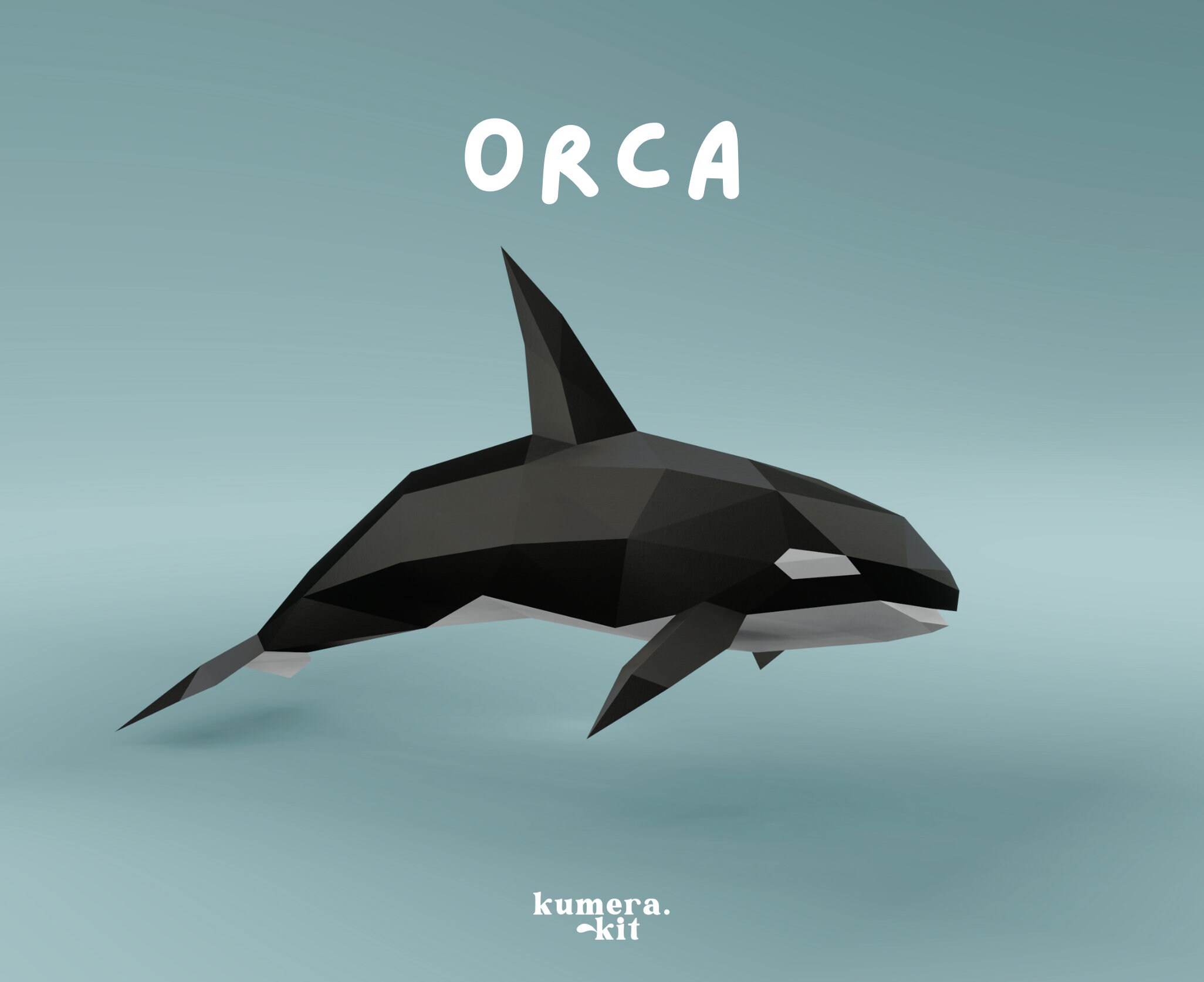 Orca Paper Craft | Orca Paper Model | Killer Whale Paper Craft | PDF ...