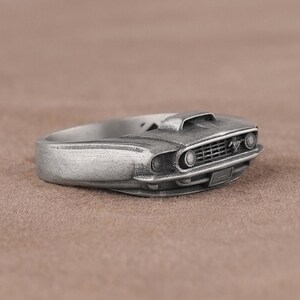 Ford Signet Ring, Sterling Silver Ring, Ford Mustang Boss 1969 Ring ...