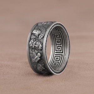 Handmade Greek Mythology Ring Antique Greek Olympus Gods - Etsy